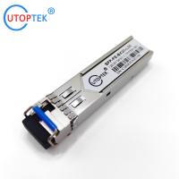 China 155M SFP SMF Bidi LC 20km 1310/1550nm optical fiber sfp transceiver module for cisco/huawei/ZTE/Viettle for sale