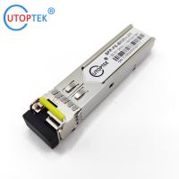 China 155M SFP SMF Bidi LC 20km 1310/1550nm optical fiber sfp transceiver module for cisco/huawei/ZTE/Viettle for sale