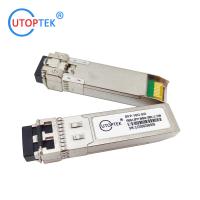 China SFP-10G-SR Cisco compatible 10G SFP+ MMF SR 850nm 300m duplex LC optical fiber sfp transceiver module for sale