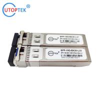 China SFP+ BiDi WDM 10GbE 20km Universal Optical Transceiver Tx1270/Rx1330nm single mode 10g bidi 20km sfp module for sale