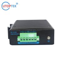 China industrial Unmanaged 4x10/100/1000Base-T to 1x1000M-Fx SFP DIN Rail DC12-52V power ethernet switch for sale