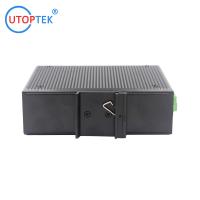 China industrial Unmanaged 4x10/100/1000Base-T to 2x1000M-Fx Ethernet switch DIN Rail DC12-52V -40~85degree for sale