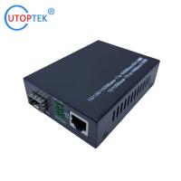 China 10/100Mbps RJ45 to SFP Fiber optical Media Converter Wholesale Chinese factory media converter price for sale