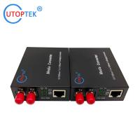 China 10/100Mbps Single Mode dual ST 20KM 1310nm Fiber Media Converter China factory best price for sale