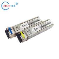 China 1.25G SFP BiDi LC 20km optical transceiver Tx1310/Rx1550nm compatible cisco/huawei/HP/Aruba/Ericsson/Mikrotik for sale