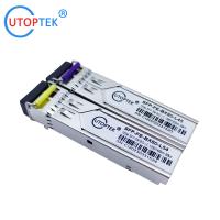 China 155M SFP SMF Bidi LC 80km 1490/1550nm optical fiber sfp transceiver module for cisco/huawei/ZTE/Viettle for sale
