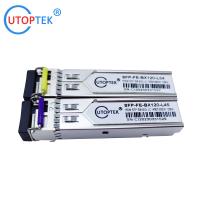 China 155M SFP SMF Bidi LC 120km 1490/1550nm optical fiber sfp transceiver module for cisco/huawei/ZTE/Viettle for sale
