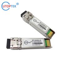 China 10G WDM 80km SFP+ Bidi LC 1490/1570nm SM Single LC optical transceiver module for sale