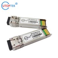 China 10g Bidi LC 100km SFP+ Transceiver Module 1490/1550nm for Cisco/Huawei/Alcatel/Juniper/Mikrotik for sale