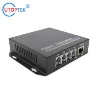 China 4 Channel RJ11 Telephone +1x10/100M Ethernet Over Fiber Optic Media Converter PCM Voice To Fibre Optic Transceiver for sale
