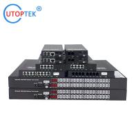 China 64ch fxs/fxo phone mux telephone over fiber multiplexer voice extender with 2port Ethernet for sale