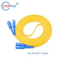 China SC/FC/ST/LC fiber patch cord 0.9/2.0/3.0mm UPC/APC LSZH1m/2m/3m/5m/10m/50m patch cord cable  customized for sale