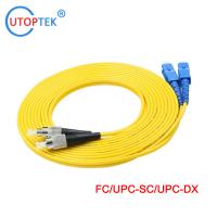 China Duplex SC/FC/ST/LC fiber patch cord 0.9/2.0/3.0mm UPC/APC LSZH1m/2m/3m/5m/10m/50m patch cord cable  customized for sale