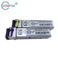 China 2.5Gb/s SFP  Bidi LC 120km 1490/1550nm optical fiber Transceiver Module DDM for cisco/huawei/Aruba/HP for sale