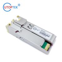 China Marvell chip high qualiqty 10/100/1000Base-T RJ45 Copper SFP module transceiver for cisco/Huawei/juniper/Nokia for sale