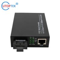 China 10/100M POE 30W media converter Multimode dual SC 850nm 550m with DC52V power for CCTV poe IP Camera using for sale
