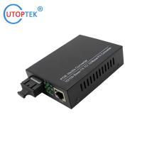 China 10/100M POE 30W media converter Multimode dual SC 850nm 550m with DC52V power for CCTV poe IP Camera using for sale