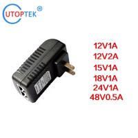 China High Quality 24V/1A AC/DC POE Power adapter US/EU/UK/AU available power for CCTV IP Camera/Wireless APs for sale