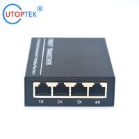China 10/100/1000Mbps 4port RJ45+1port SFP/SC fiber ethernet media converter switch normal switch for sale