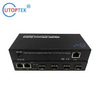 China 10/100/1000Mbps 3port RJ45+4port SFP/SC fiber ethernet media converter switch normal switch for sale