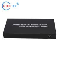 China 10/100/1000Mbps 8port RJ45+2port SFP/SC fiber ethernet media converter switch normal switch for sale