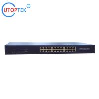China 10/100/1000Mbps 24port RJ45 ethernet Network switch normal switch for CCTV Network security for sale