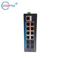 China UT48GM-SFP L2 Managed Industrial 4x1000M SFP+8x10/100/1000M RJ45+1xConsole port, DIN Rail,-40 ~+85 ℃ Ethernet Switch for sale