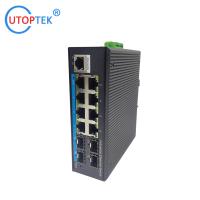China UT48GM-SFP L2 Managed Industrial 4x1000M SFP+8x10/100/1000M RJ45+1xConsole port, DIN Rail,-40 ~+85 ℃ Ethernet Switch for sale