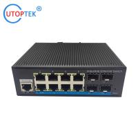 China UT48GM-SFP L2 Managed Industrial 4x1000M SFP+8x10/100/1000M RJ45+1xConsole port, DIN Rail,-40 ~+85 ℃ Ethernet Switch for sale