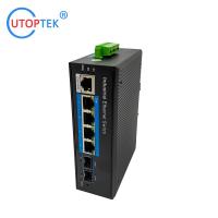 China UT24GMP-SFP L2 Managed Industrial 10/100/1000M 4xPOE+2SFP+1xConsole,DIN Rail,-40~+85 ℃ Gigabit poe switch for sale