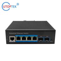 China UT24GMP-SFP L2 Managed Industrial 10/100/1000M 4xPOE+2SFP+1xConsole,DIN Rail,-40~+85 ℃ Gigabit poe switch for sale
