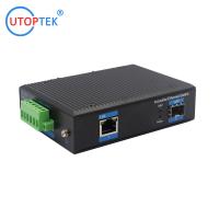 China UT11F-SFP unmanaged industrial 1x10/100Base-Tx + 1x100M-Fx SFP ethernet switch DIN Rail for sale