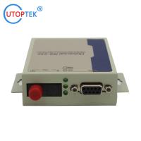 China RS232 DB9 to Fiber Modem SM Bidi SC/FC/ST 20km pair A+B Media Converter for contact closure alarm system using for sale