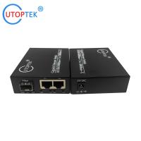China universal Fiber Ethernet Switch 2*10/100/1000Base-Tx to 1*1000Base-Fx SFP Fiber media converter for sale