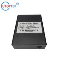 China universal Fiber Ethernet Switch 2*10/100/1000Base-Tx to 1*1000Base-Fx SFP Fiber media converter for sale