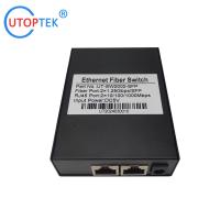 China universal Mini Switch 2*10/100/1000Base-Tx to 2*1000Base-Fx SFP Fiber ethernet switch,network switch,media converter for sale