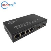 China universal Fiber Switch 4*10/100/1000Base-Tx to 2*1000Base-Fx SFP Fiber ethernet switch,network switch,media converter for sale