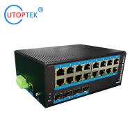 China UT416GM-SFP L2 Managed Industrial 4x1000M SFP+16x10/100/1000M RJ45+1xConsole port, DIN Rail,-40 ~+85 ℃ Ethernet Switch for sale