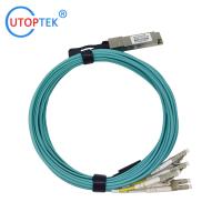 China Cisco QSFP-8LC-AOC5M Compatible 40G QSFP to 8xLC Active Optical Cable 5Meter multimode OM3 AOC Cable for sale