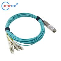 China Cisco QSFP-8LC-AOC5M Compatible 40G QSFP to 8xLC Active Optical Cable 5Meter multimode OM3 AOC Cable for sale