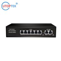 China 10/100M 6port POE+2 UPlink ieee802.3af/at POE Etherent switch for CCTV Network system for sale
