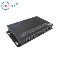 China 8Ch RJ-11 Telephone+2GE Ethernet to fiber converter,PCM Voice over fiber Media Converter ,fxs/fxo to fiber converter for sale