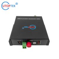 China 1ch Coaxial video+1Rs485 data to Fiber FC/SC/ST 20km HD-CVI/AHD/TVI 1080P Coaxial Fiber Video Converter for sale