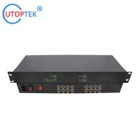 China 16ch 1080P BNC video, with Rs485 data, Fiber FC/SC/ST 20km, HD-CVI/AHD/TVI 1080P Coaxial Video over Fiber Converter for sale