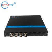 China 4ch 1080P BNC video+2port Rs485 data, Fiber FC/SC/ST 20km, HD-CVI/AHD/TVI 1080P Coaxial Video over Fiber Converter for sale