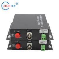China 1ch 1080P BNC video,1ch Audio to Fiber FC/SC/ST 20km, HD-CVI/AHD/TVI 1080P Coaxial Video over Fiber Converter for sale