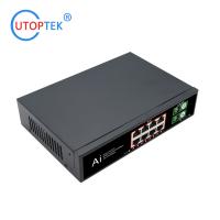 China 8x10/100/1000M POE 30W+2 SC 20km Fiber port IEEE802.3af/at POE Etherent switch for CCTV Network system for sale