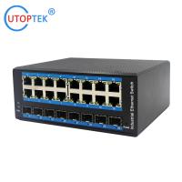 China UT816GM-SFP L2 Managed Industrial 8x1000M SFP+16x10/100/1000M RJ45+1xConsole port, DIN Rail,-40 ~+85 ℃ Ethernet Switch for sale