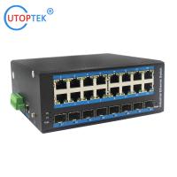 China UT816GM-SFP L2 Managed Industrial 8x1000M SFP+16x10/100/1000M RJ45+1xConsole port, DIN Rail,-40 ~+85 ℃ Ethernet Switch for sale