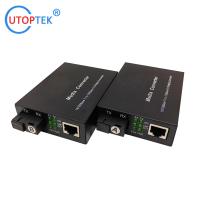 China 10/100Mbps Fiber media converter 20km single SC 1310/1550nm fast Ethernet RJ45 to Fiber Media Converter for CCTV Network security for sale